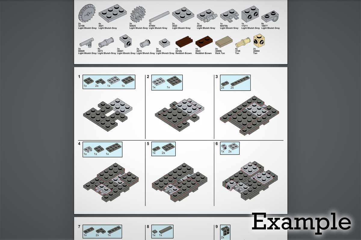 M3 Stuart Tank - Instructions Only – JD Brick