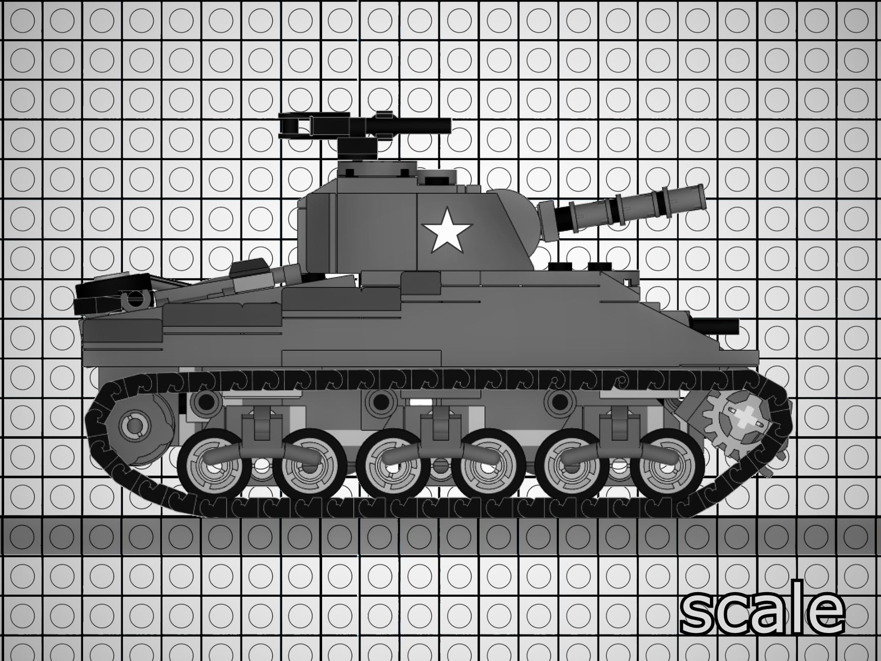 M4 Sherman Tank - Build Kit – JD Brick