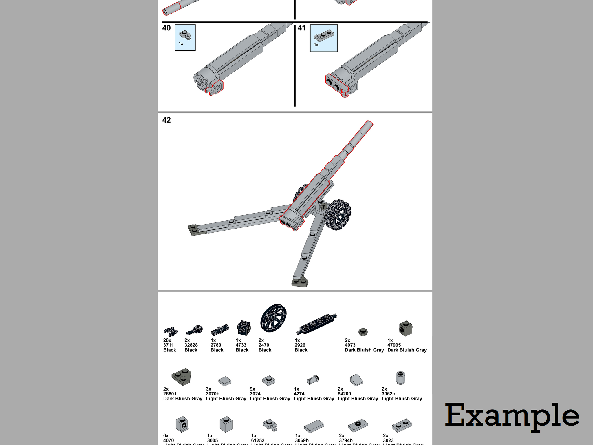 155mm French Howitzer - Digital Instructions – JD Brick