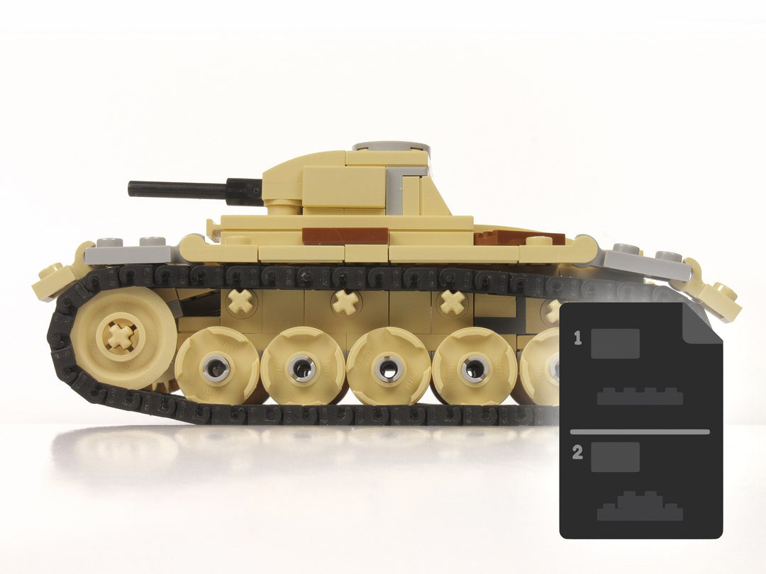 Panzer II - Digital Instructions – JD Brick