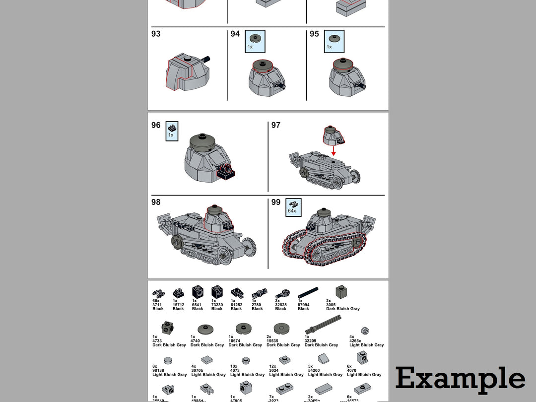 Panzer II - Digital Instructions – JD Brick